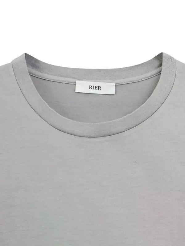 RIER Crew-neck Short-sleeved T-shirt - Grey