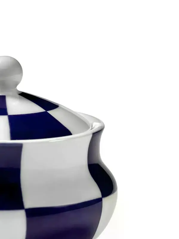 SERAX Check-pattern Sugar Bowl