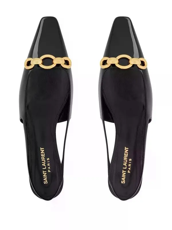 Saint Laurent Chain-link Detail Pumps