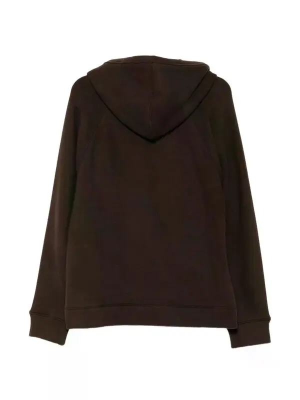 JAMES PERSE Raglan-sleeve Hoodie - Brown
