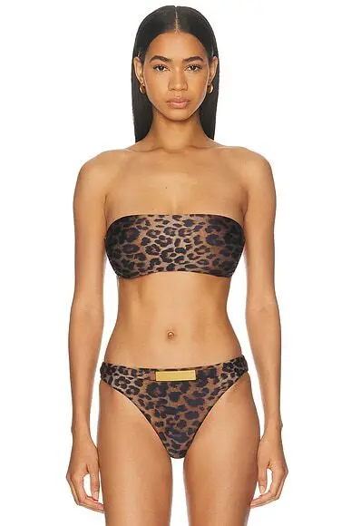 VIX PAULA HERMANNY X Rosie Huntington-whiteley Rosie Bandeau Bikini Top - Multi