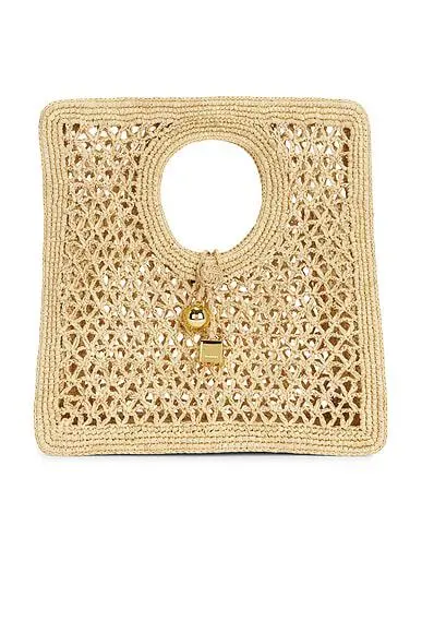 Jacquemus Le Petit Carre Spiaggia - Natural