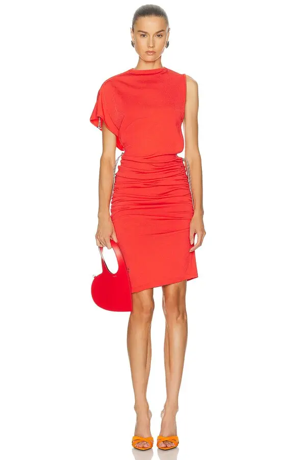 Coperni Printed Adjustable Dress
