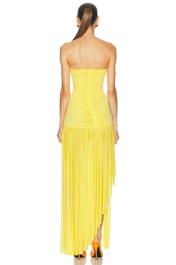Christopher Esber Arced Orion Strapless Gown