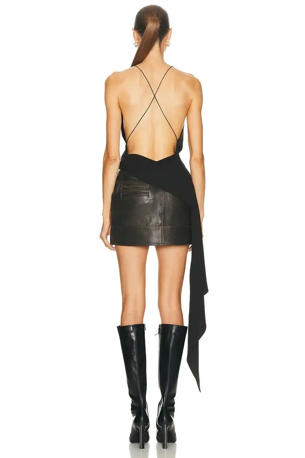 Alex Perry Wrap Asymmetric Top