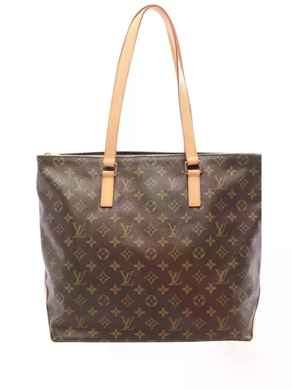 LOUIS VUITTON 2007 Monogram Cabas Mezzo Tote Bag