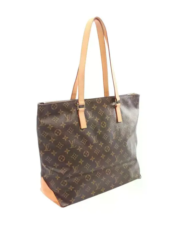 LOUIS VUITTON 2007 Monogram Cabas Mezzo Tote Bag