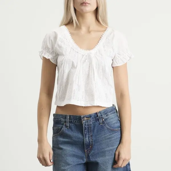 HOUSE OF SUNNY Sea Breeze Cotton Top