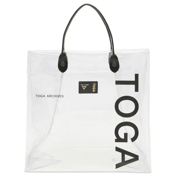 Toga Logo Tote Bag - Clear