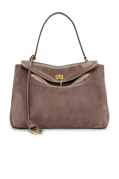 Balenciaga Rodeo Medium Top Handle Bag - Dark Noix