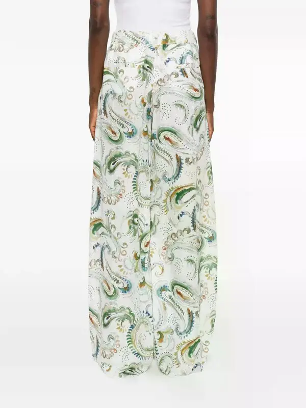 Marella Belt-loop Pocket Trousers - White
