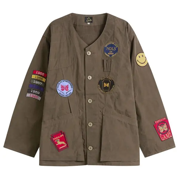 Needles Waxed Cloth Shooting Jacket