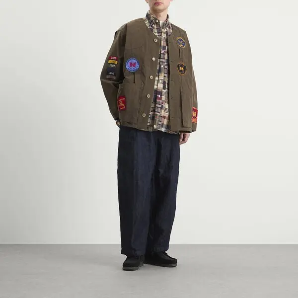 Needles Waxed Cloth Shooting Jacket