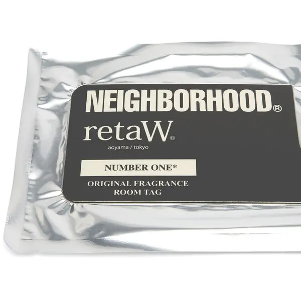 NEIGHBORHOOD X Retaw Number One Room Tag