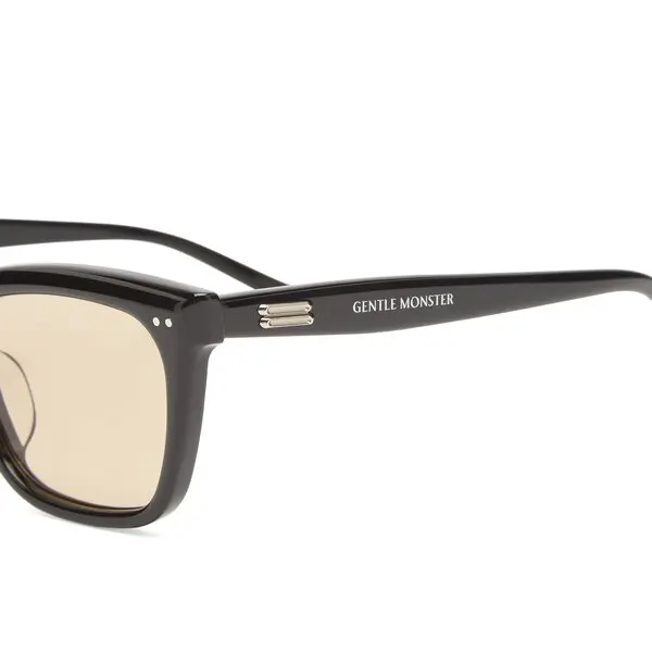 GENTLE MONSTER Soho Square Frame Sunglasses - Black/brown