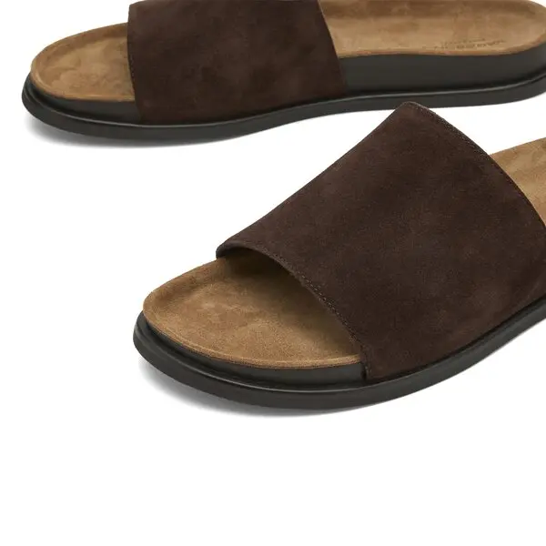 VAGABOND SHOEMAKERS Effie Suede Slide Sandal - Java