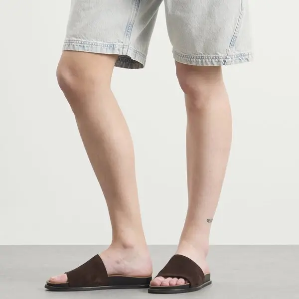 VAGABOND SHOEMAKERS Effie Suede Slide Sandal - Java