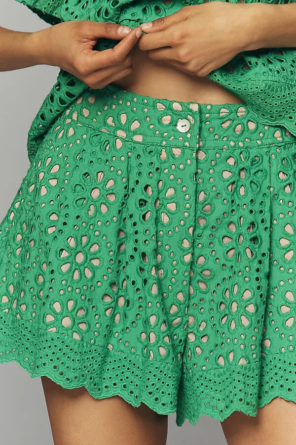 HOPE FOR FLOWERS BY TRACY REESE Cotton Eyelet Shorts
