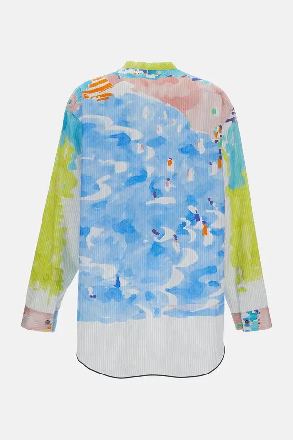 ROHKA Long Sleeve Printed Shirt