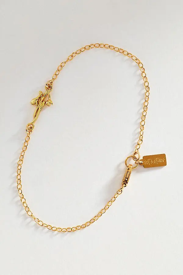 SET & STONES Elsie Birth Flower Bracelet - January