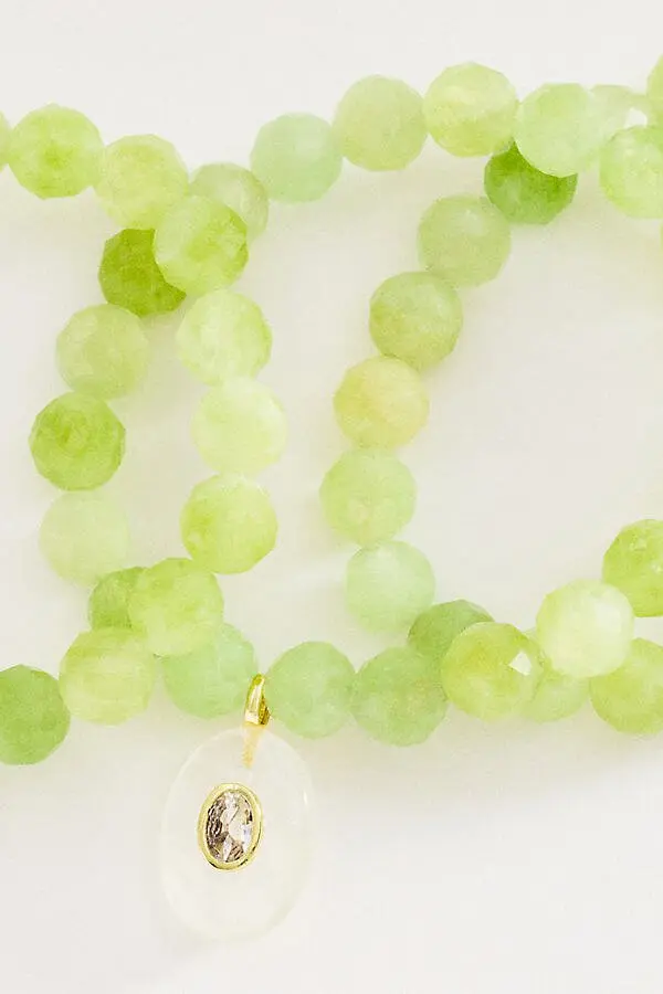MACRAE & CO. Citrus Bloom Bracelet Set - Lime