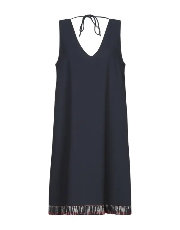 Emporio Armani Mini Dress With Contrasting Applications