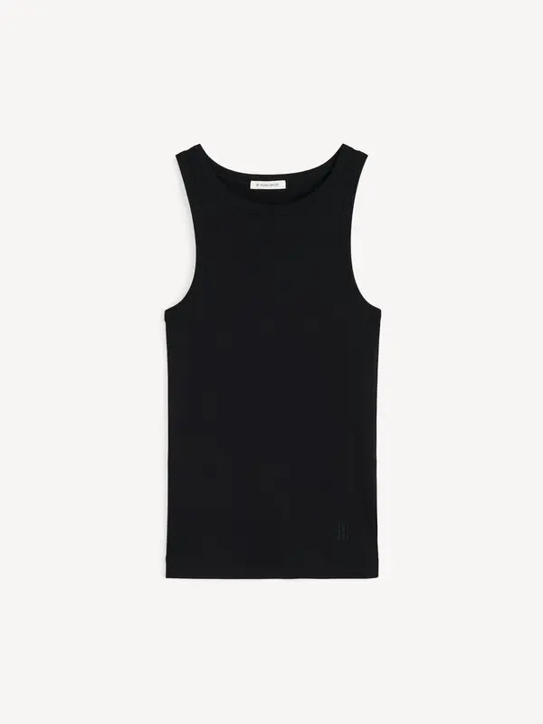 BY MALENE BIRGER Mani Organic Cotton Tank Top - Black