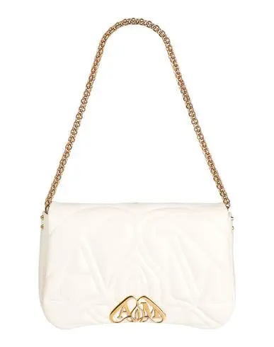 Alexander McQueen Shoulder Bag Leather - Ivory
