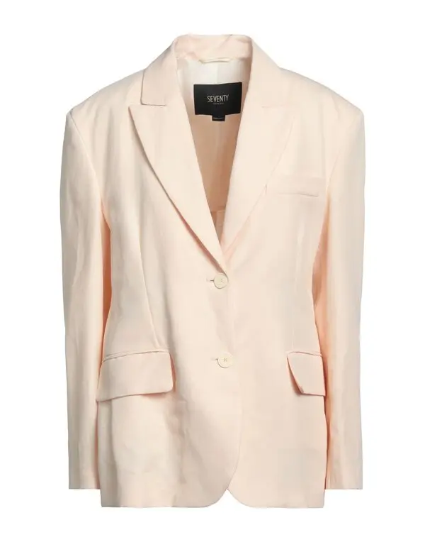 SEVENTY VENEZIA Single-breasted Twill Blazer