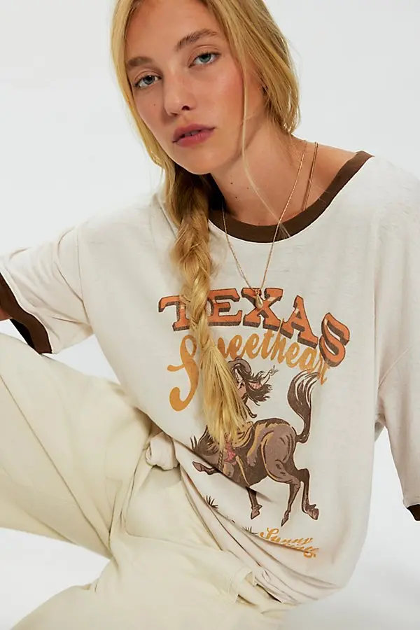 SPELL Texas Sweetheart Oversized Tee