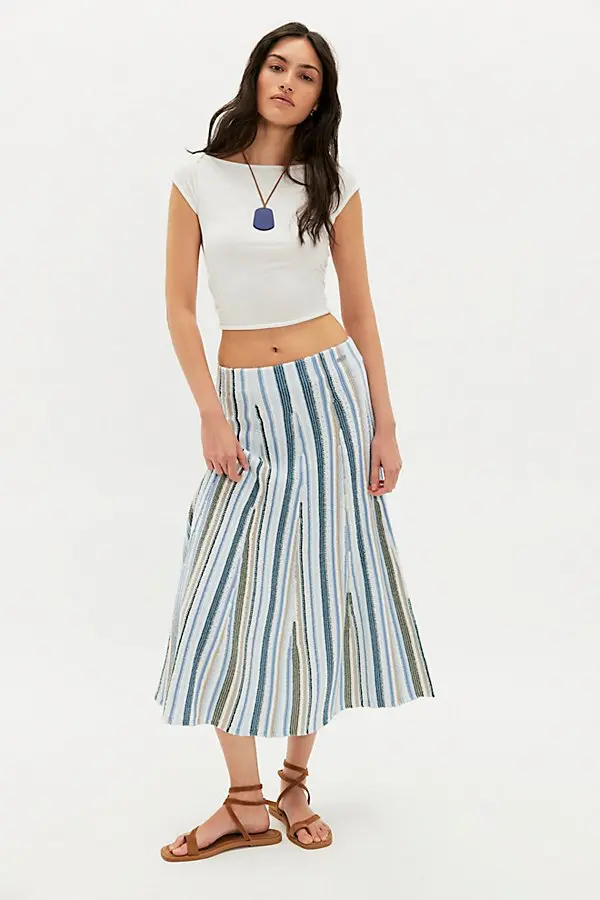 Barbour Josie Knitted Maxi Skirt - Multicolor