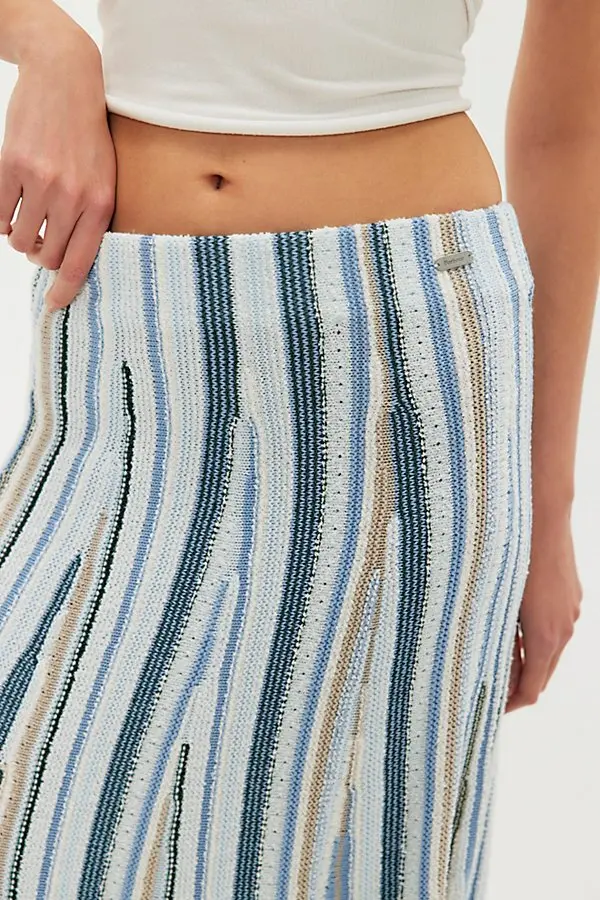 Barbour Josie Knitted Maxi Skirt - Multicolor