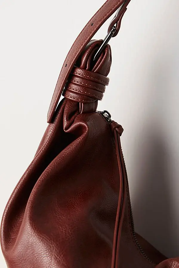 Free People Vegan Slouch Shoulder Bag - Espresso
