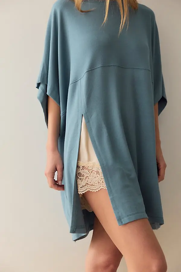 Free People Dream State Sleep Tee - Ancient Turquoise