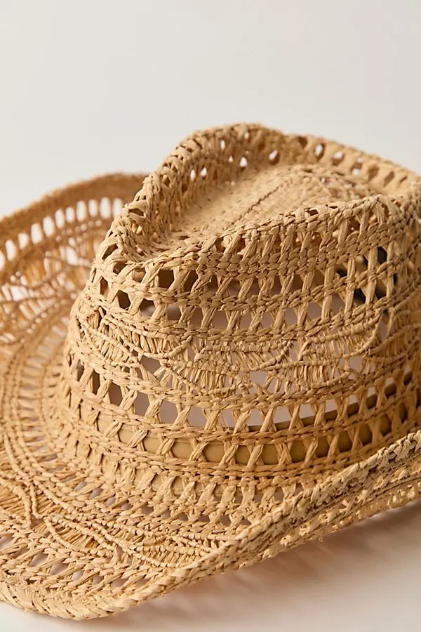 Free People Rocky Cowboy Hat - Natural