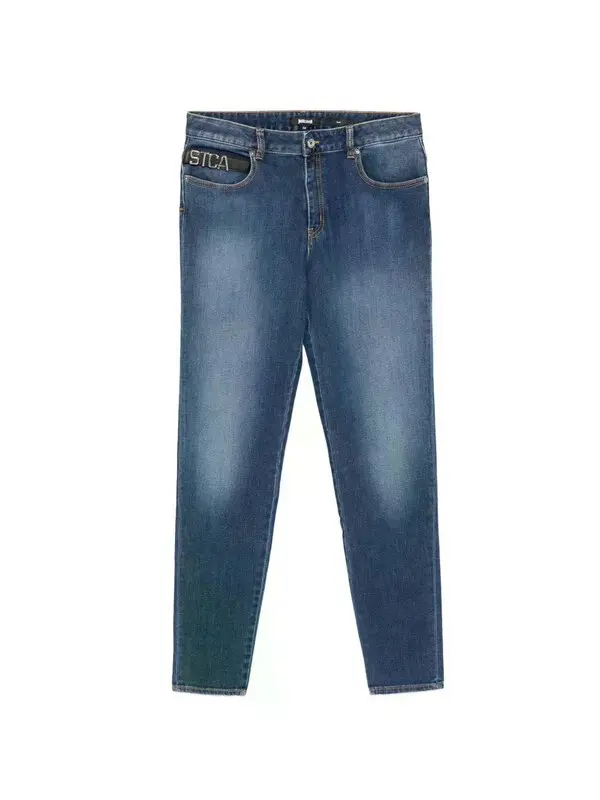 Just Cavalli Slim Fit Pocket Jeans