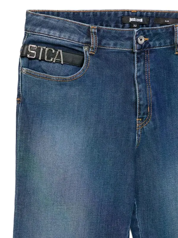 Just Cavalli Slim Fit Pocket Jeans