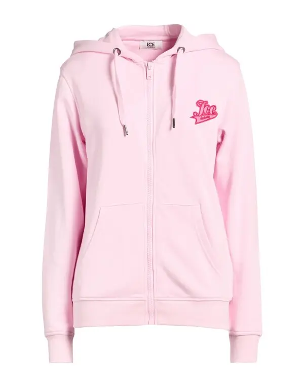 Iceberg Cotton Terry Sweatshirt - Pink