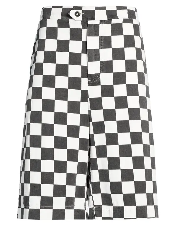 MAISON CRAZY WORKER 3.2 3.2' Maison Crazy Worker Cotton Bermuda Shorts