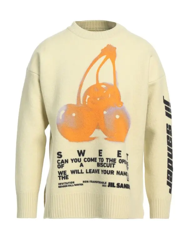 JIL SANDER Light Wool Sweater - Green