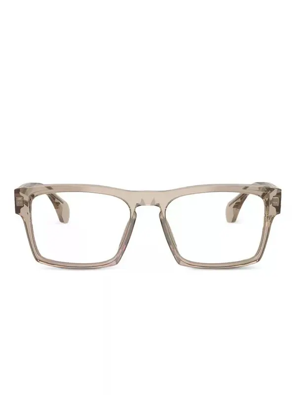 ALAIN MIKLI A03508m Rectangle Eyeglasses - Brown