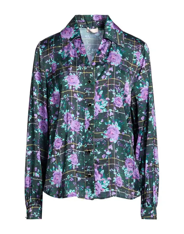 Liu Jo Floral-print Satin Shirt