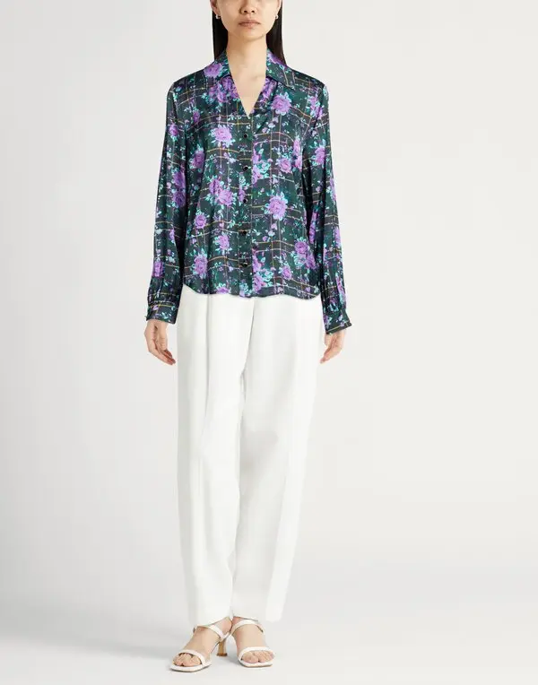 Liu Jo Floral-print Satin Shirt