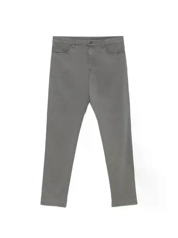 Canali Logo-patch Five-pocket Trousers