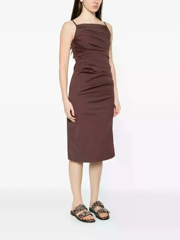 Marella Ciocca Ruched Midi Dress