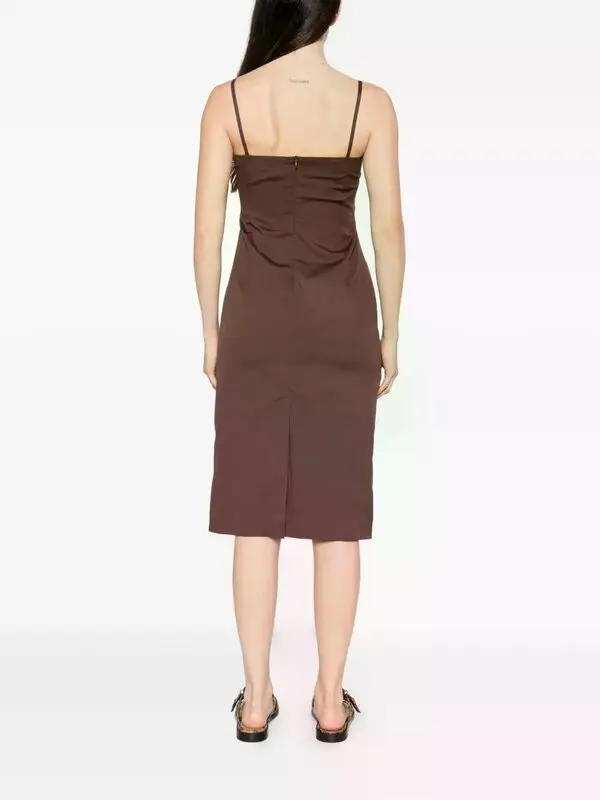 Marella Ciocca Ruched Midi Dress