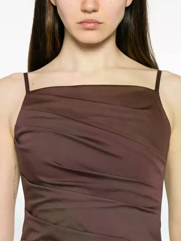Marella Ciocca Ruched Midi Dress
