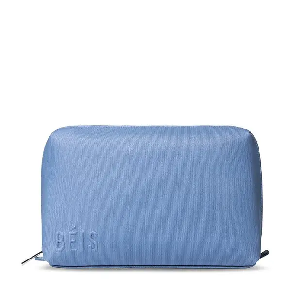 BEIS The Medium Cosmetic Pouch - Dusty Blue