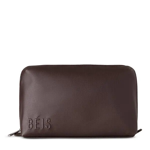 BEIS The Medium Cosmetic Pouch - Espresso