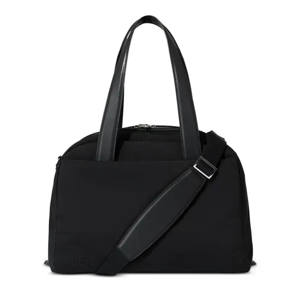 BEIS The Leather Trim Duffle - Black